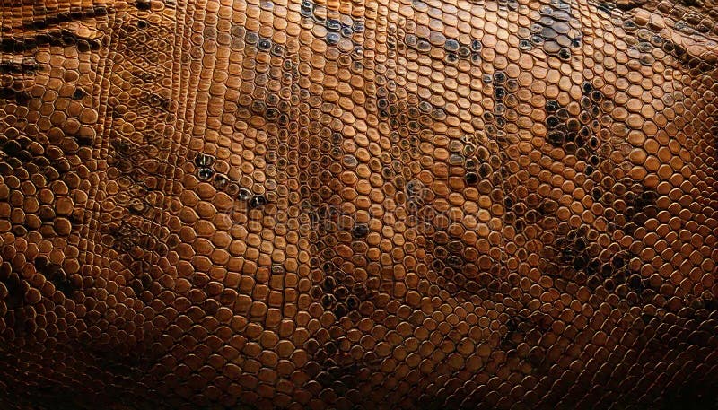 Detailed Texture of Python Skin Showcasing Patterns and Colors in a Natural Setting Stock ...