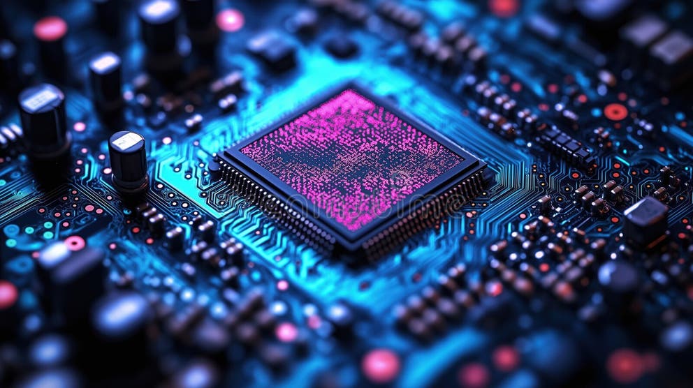 Close Up View Of Quantum Processor Chip Superconducting Qubits Quantum Computing Architecture