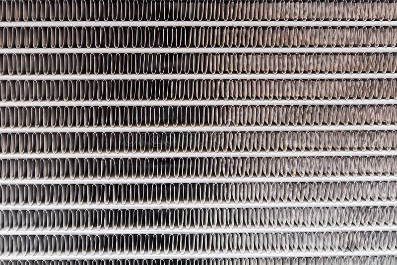 Close-up View of the Radiator. Car Radiator Texture Stock Photo - Image ...