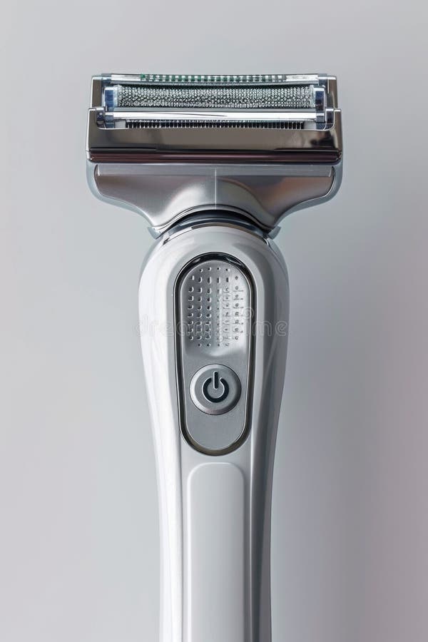 A Close-up View of a Razor on a Plain White Background. Suitable for ...