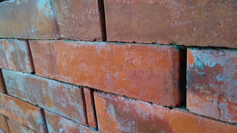 Close Up View of Red Brick Wall Texture. Abstract Background of a Brick ...