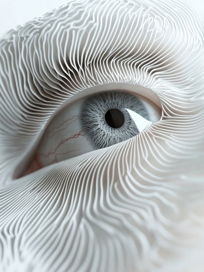 Close Up View of a Human Eye Showcasing Intricate Details and Unique ...