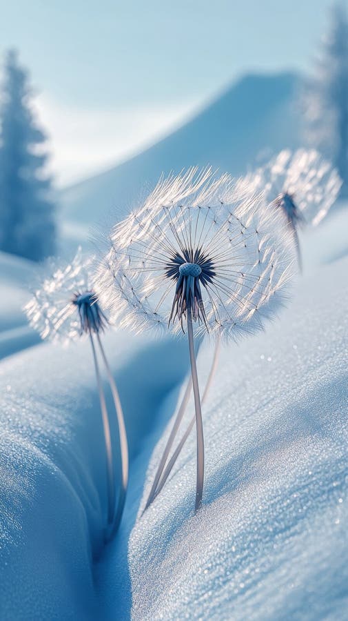 Delicate Blue and White Flower Petals with Fine Details in a Natural ...