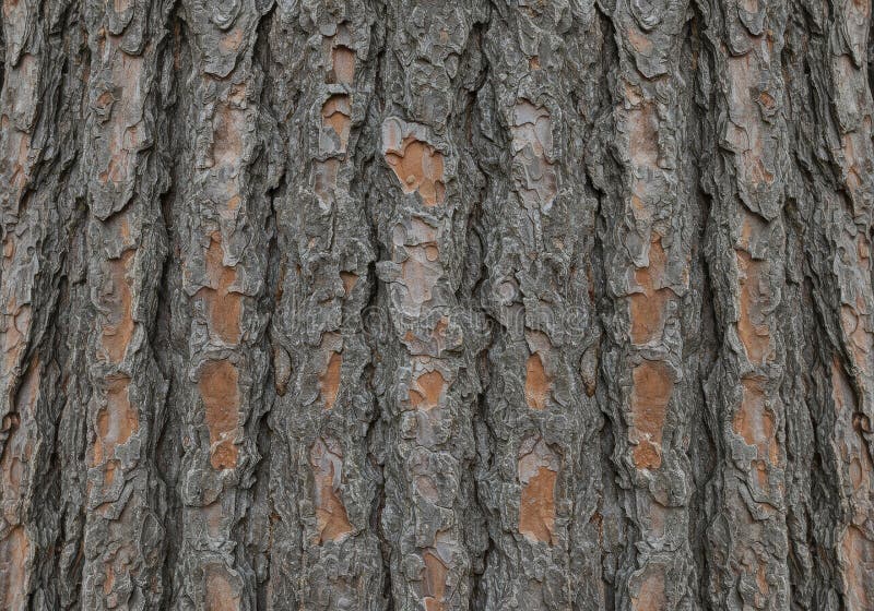 Textured Bark of a Mature Tree Showcasing Natural Patterns and Colors ...