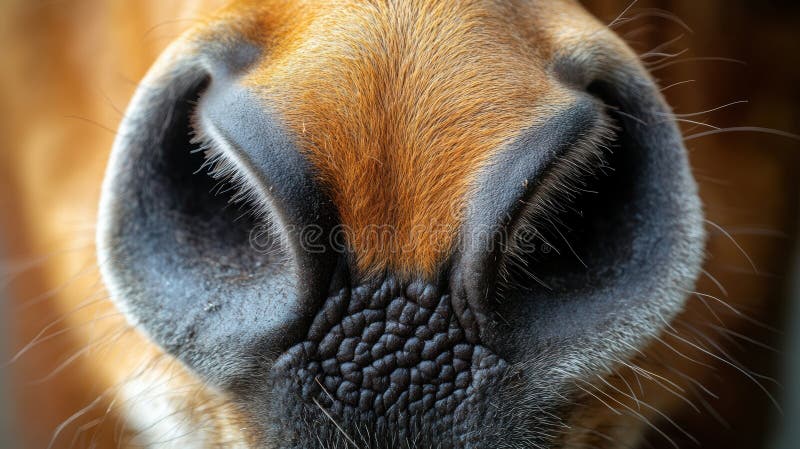 Detailed Close-up of a Dog S Nose Showcasing Texture and Unique ...
