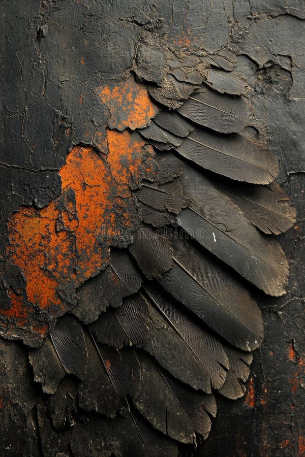 Close-up View Reveals Intricate Textures and Patterns of Owl Feathers ...