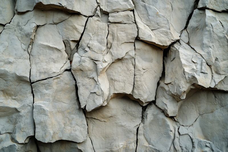 Textured Gray Rock Formation Showing Intricate Natural Patterns and ...