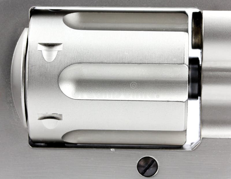 Close Up View of Revolver S Drum Stock Image - Image of view, drum ...
