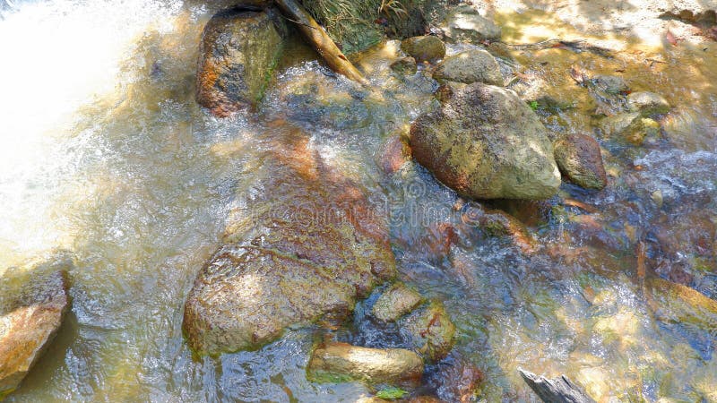 Close Up View of River Flow and Rocks Stock Photo - Image of fresh ...
