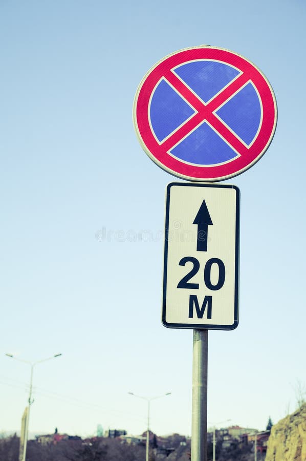 Close Up View of a Road Sign Stock Image - Image of road, street: 271678645