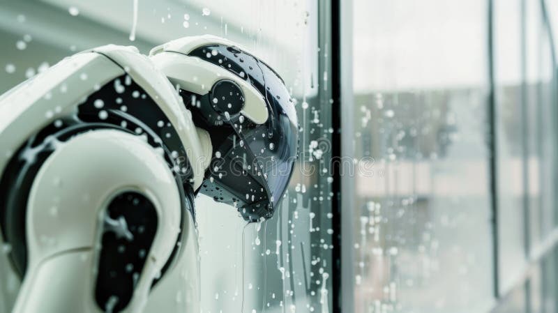 Close-up View of a Robot S Head Looking Out a Window, Suitable for Tech ...