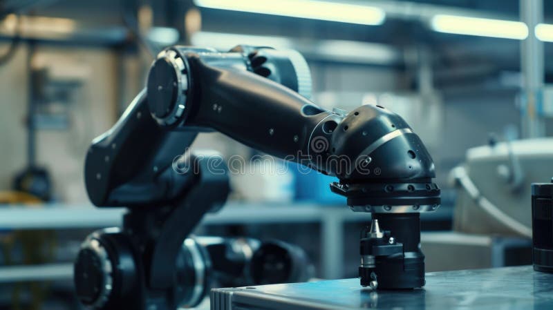 A Close-up View of a Robotic Arm Sitting on a Table, Ready for Use ...