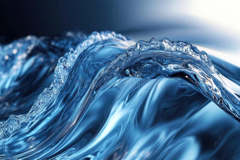 A Close-up View of a Rolling Ocean Wave Stock Photo - Image of life ...