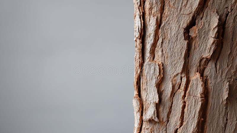 Weathered Tree Bark Highlighting Rugged Textures and Intricate Patterns ...