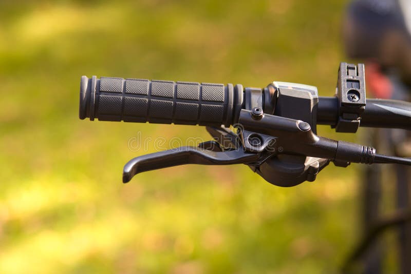 Close-up View of Rudder Bike . Active Leisure on the Nature Stock Image ...
