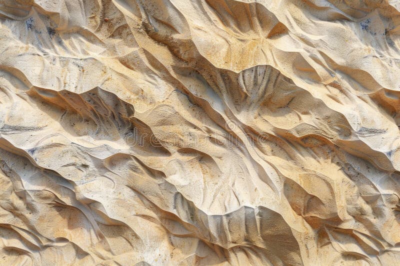 A Close-up View of a Rugged Rock Wall with Texture and Crevices Stock ...