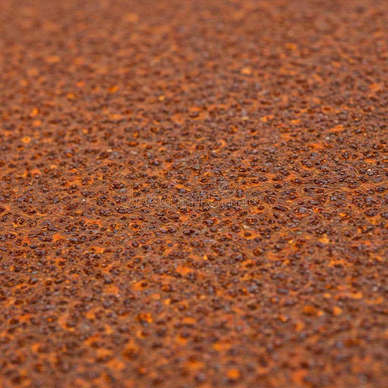 A Close-up View of a Rust-covered Surface, Displaying a Rich Texture ...