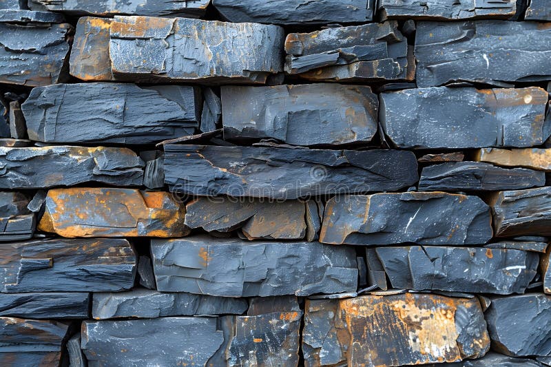 Rustic Slate Stone Wall Texture for Background or Building Design ...