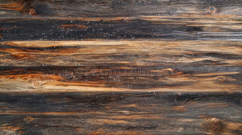 Close-Up View of Rustic Wooden Surface with Unique Grain Patterns and ...
