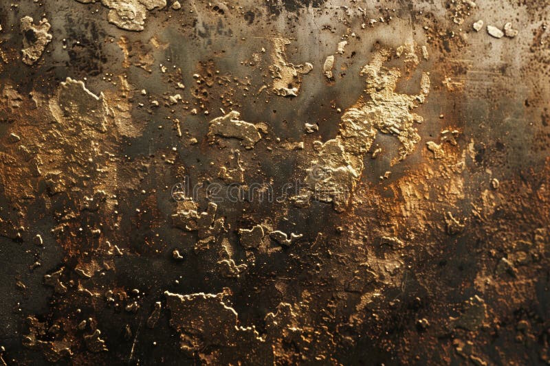 A Close-up View of a Rusty Metal Surface with Intricate Details and ...