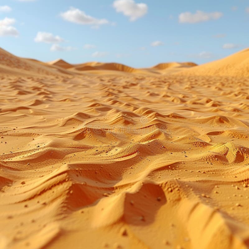 Close-up View of the Sand Texture in the Empty Quarter Desert. Sand ...