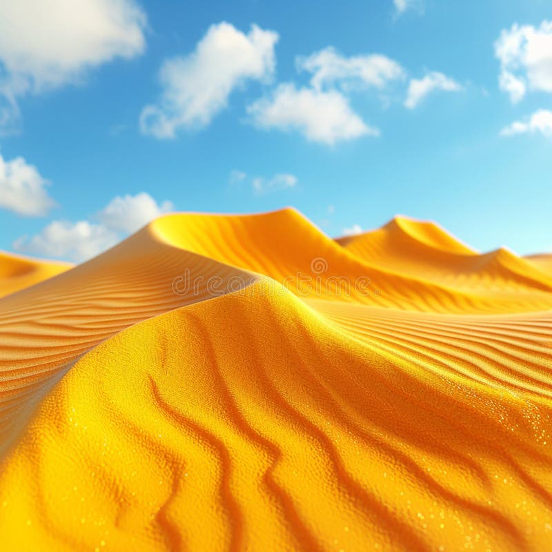 Close-up View of the Sand Texture in the Empty Quarter Desert. Sand ...