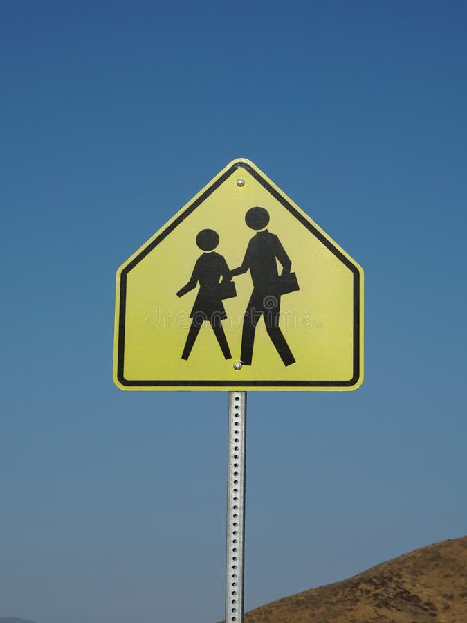 Close Up of School Campus Closed Sign on Gate Stock Photo - Image of ...
