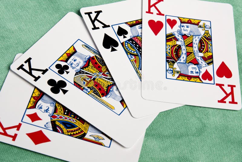 Four kings stock image. Image of black, game, kings - 105981697