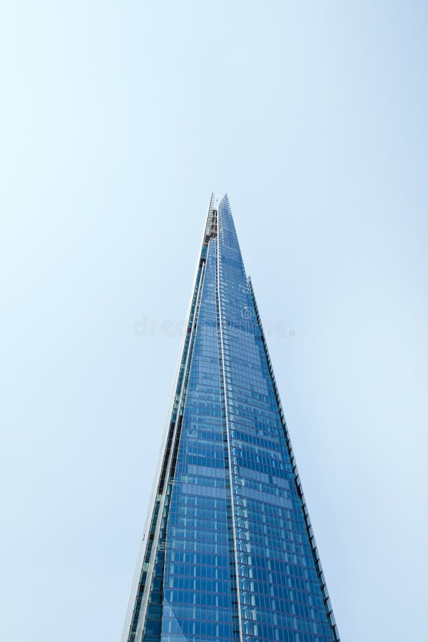 Close-Up view of the Shard editorial photography. Image of modern ...