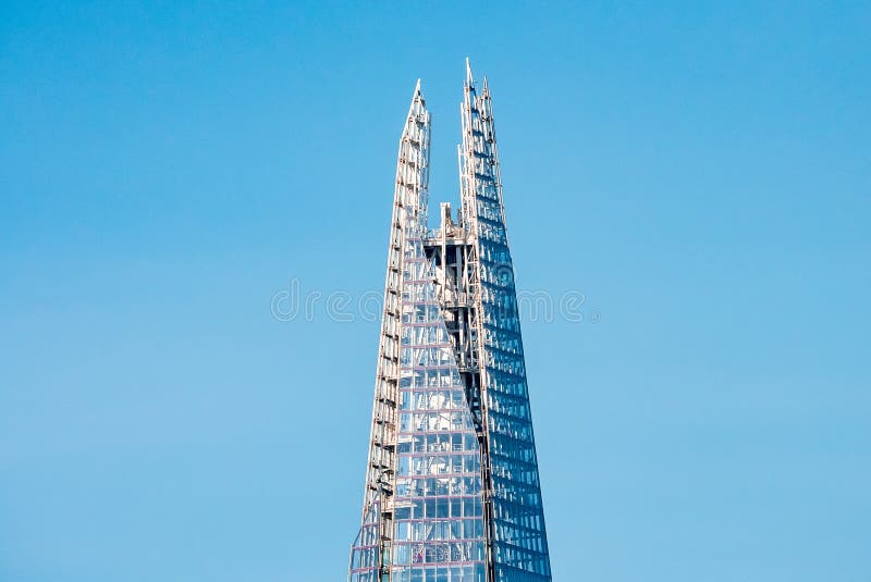 Close Up View of the Shard Skyscraper in London. Editorial Photo ...