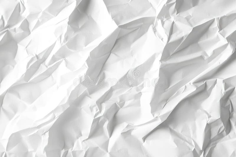 A Close-up View of a Sheet of White Paper with No Writing or Markings ...