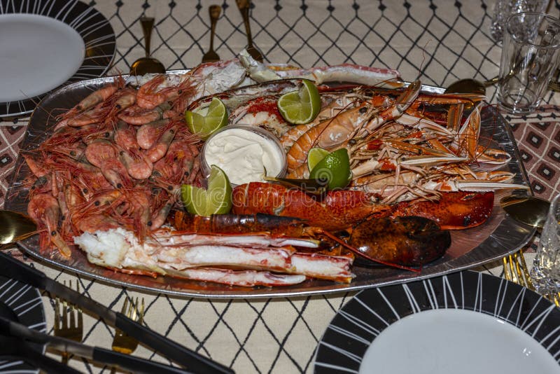 Shellfish dish stock photo. Image of dinner, fresh, gourmet - 46741150