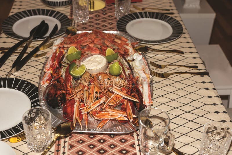 Shellfish dish stock photo. Image of dinner, fresh, gourmet - 46741150