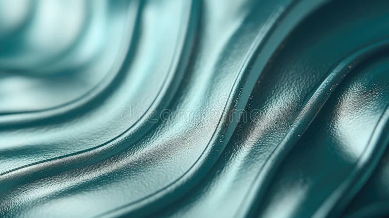 A Close Up View of a Shiny Tile, Cyan Colored Surface Stock ...