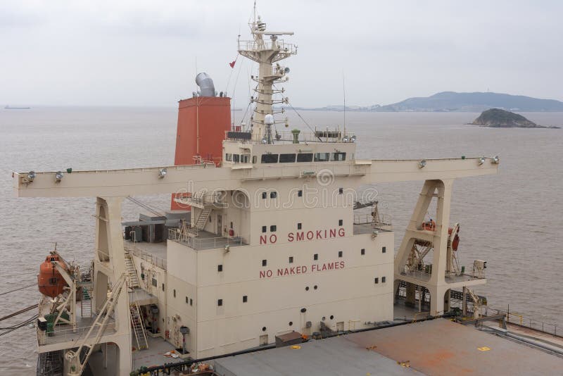 View on the Ships Superstructure. Stock Photo - Image of commercial ...