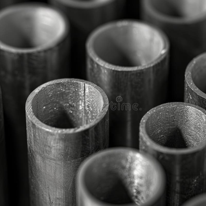 Close up of metal pipes stock illustration. Illustration of pipeline ...