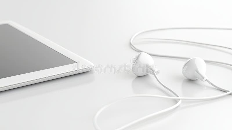E Reader and Simple Earbuds Create a Minimalist Companion for Reading ...