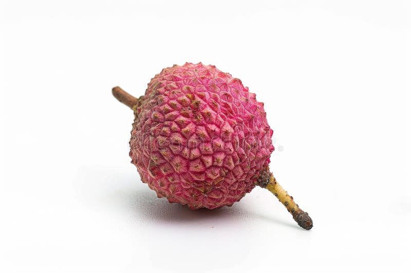 A Close-up View of a Single Fruit on a White Background Stock Photo ...