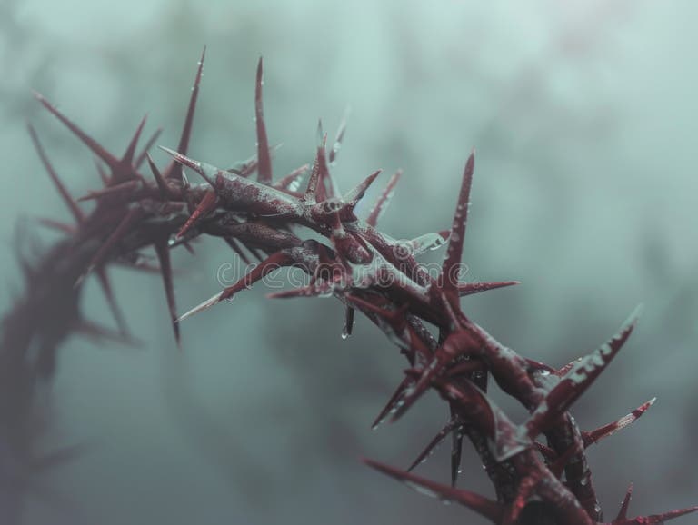 Close-up View of a Single Thorn on a Stem Stock Photo - Image of ...