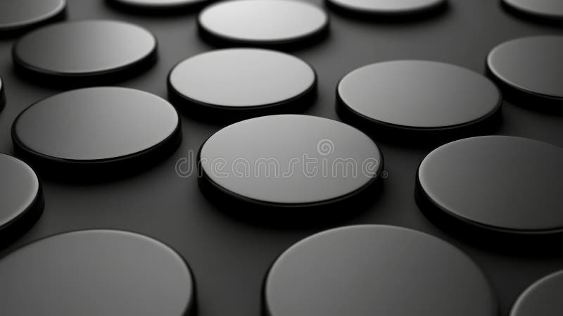 A Close-up View of a Sleek Black Control Panel Emphasizes Its Modern ...