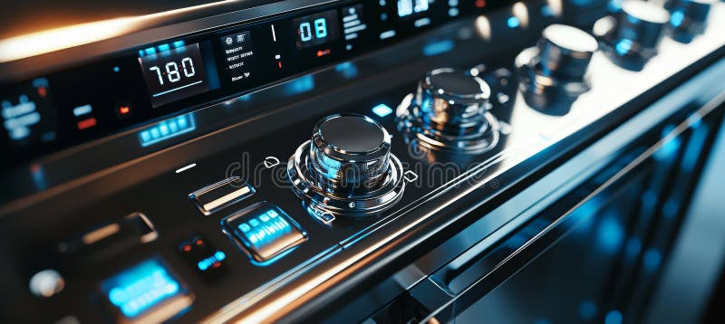 Modern Dishwasher Control Panel with Futuristic Kitchen Design and ...