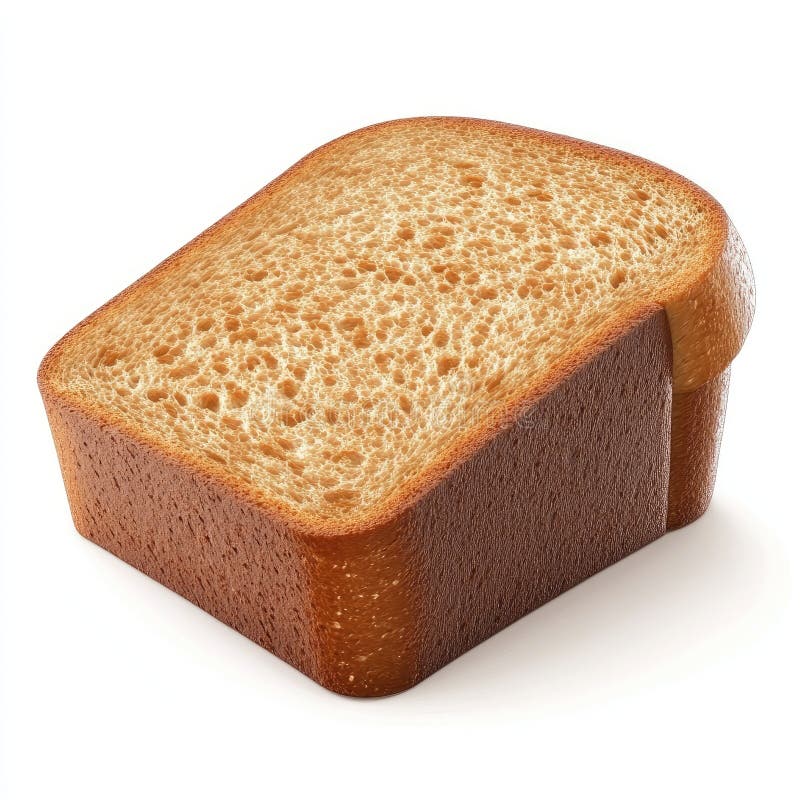 Golden Brown Crusty Slice of Bread, Perfect for Toast Stock ...