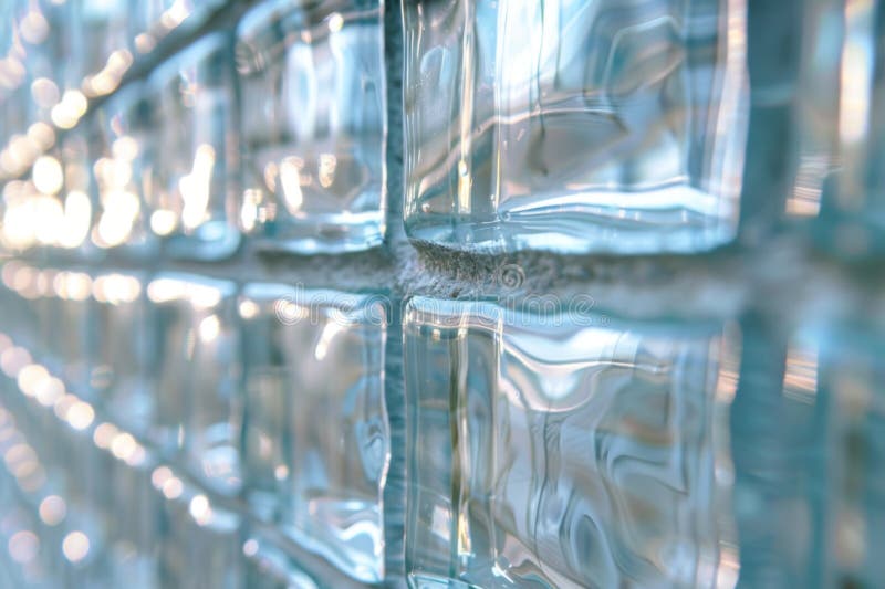 Macro shot of glass wall stock illustration. Illustration of modern ...