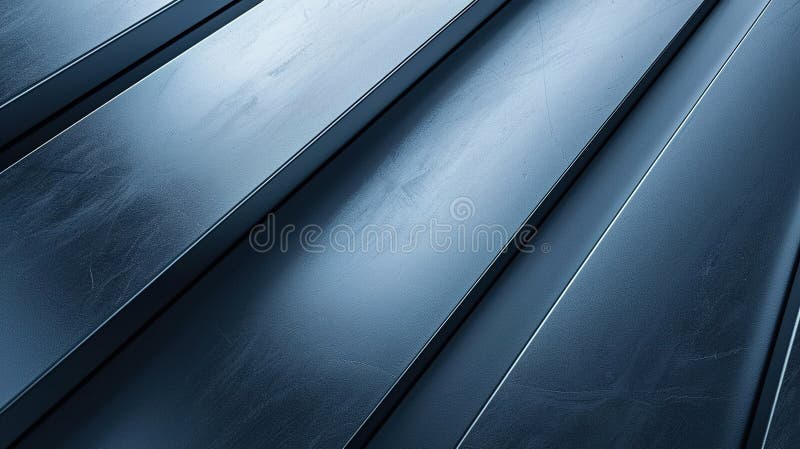 Close-Up View of Smooth Metallic Sheets Overlapping on a Construction ...