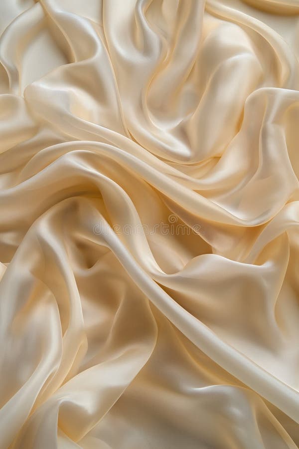 Close-up View of Smooth Polyester Fabric with Subtle Sheen. Fabric ...