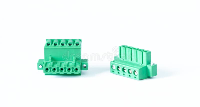 Socket Connection for Install To Circuit Board. Stock Image - Image of ...