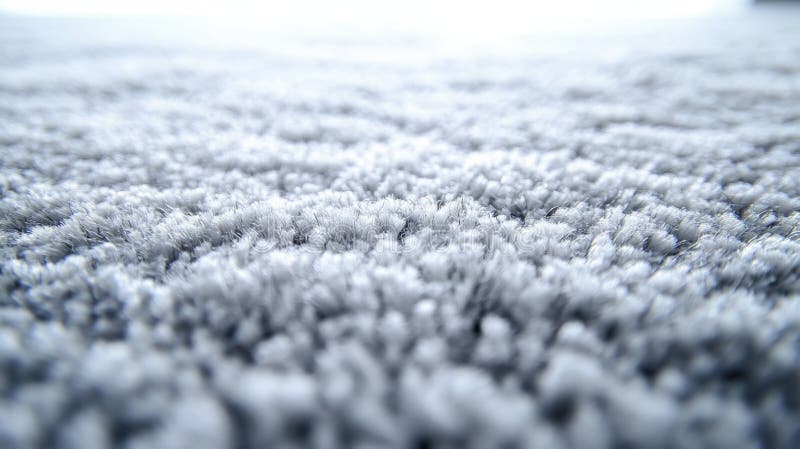 Close Up View of Soft Grey Shaggy Carpet Texture Stock Illustration ...