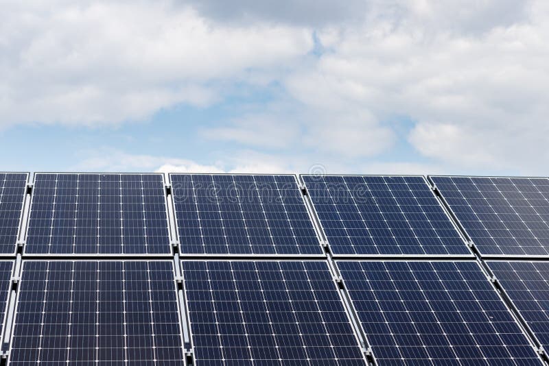 Close-up View of Solar Panels Stock Photo - Image of power ...
