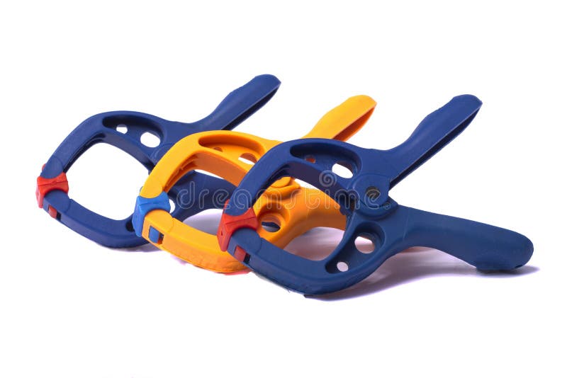 Strong clamps stock image. Image of holder, hang, clothes - 105978665