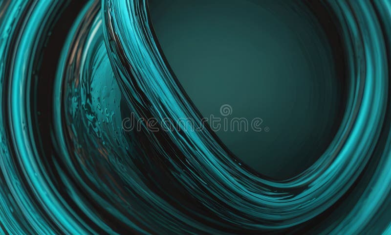 Close-up View Spiral-like Shape, with Dark Blue Gradient Background and ...